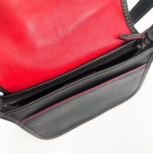 Coach | Bags | Coach Disney Patricia Saddle Collab Mickey Mousepatch ...